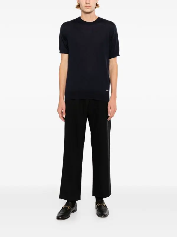 Brioni Cashmere And Silk Blend T-shirt