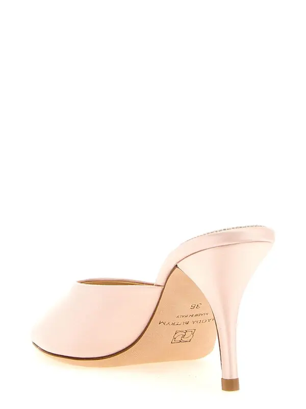 Magda Butrym Satin Mules - Pink