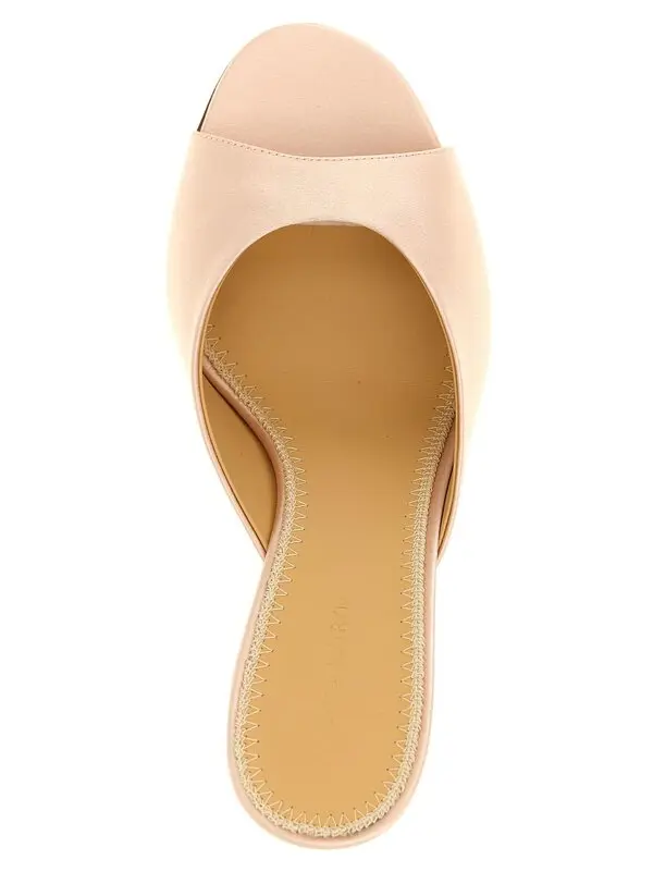 Magda Butrym Satin Mules - Pink