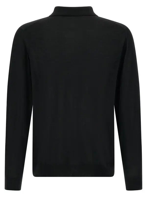 Kiton Wool Polo Shirt 14 Microns