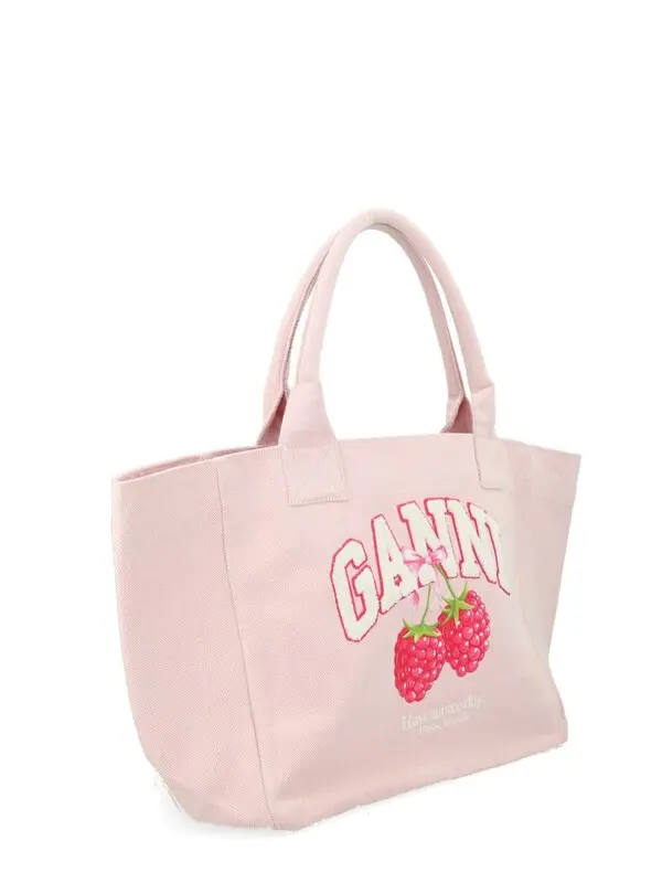 GANNI Borsa Raspberry Medium - Pink