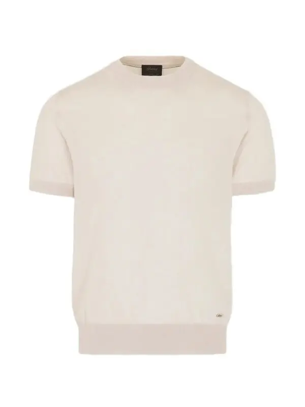 Brioni Cashmere And Silk T-shirt - Multicolor