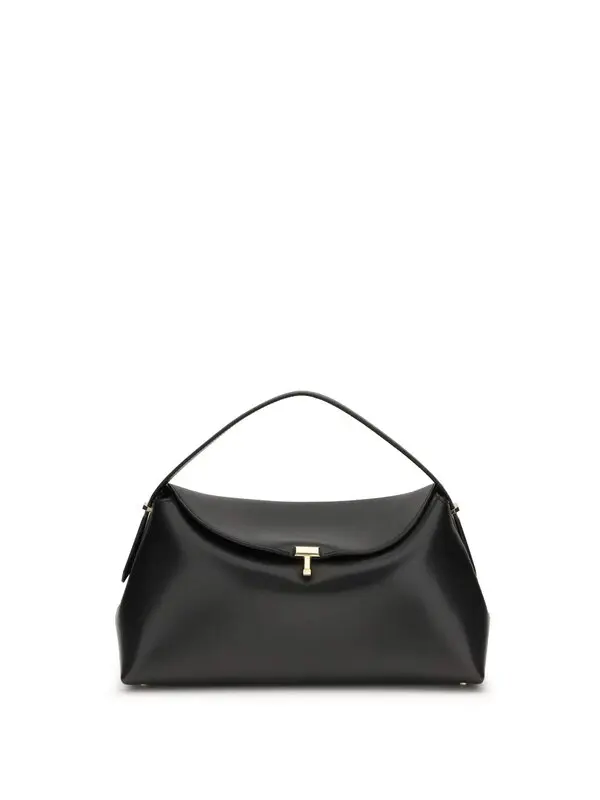 TOTEME T-lock Shoulder Bag - Black