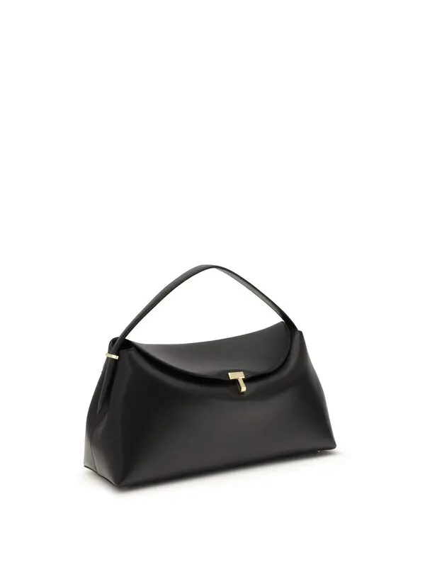 TOTEME T-lock Shoulder Bag - Black