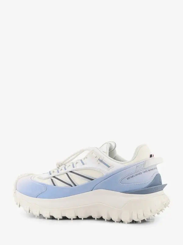 Moncler Trailgrip Sneakers In Technical Fabric And Mesh With Side Lettering Logo - Multicolor
