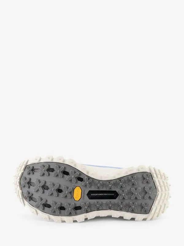 Moncler Trailgrip Sneakers In Technical Fabric And Mesh With Side Lettering Logo - Multicolor