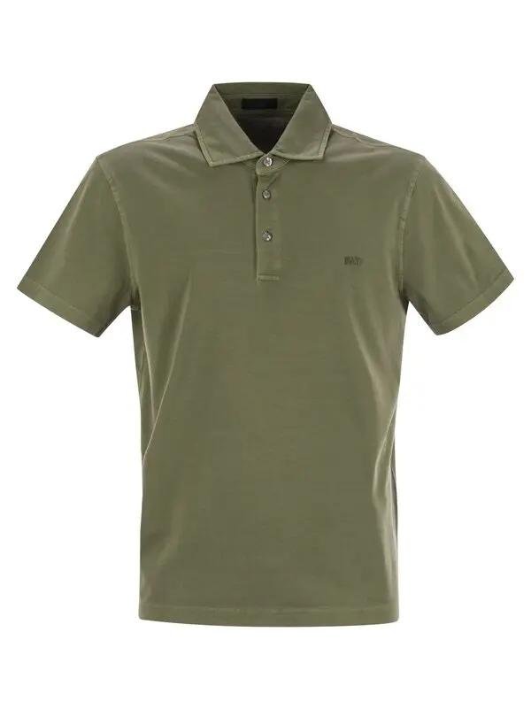 FAY Cotton Jersey Polo Shirt - Multicolor