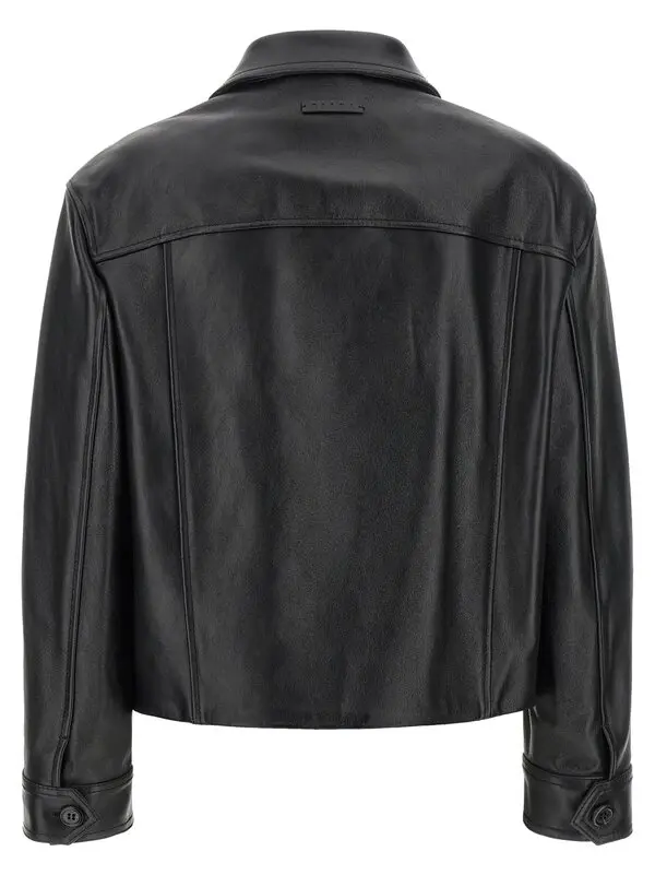 Marni Leather And Suede Jacket
