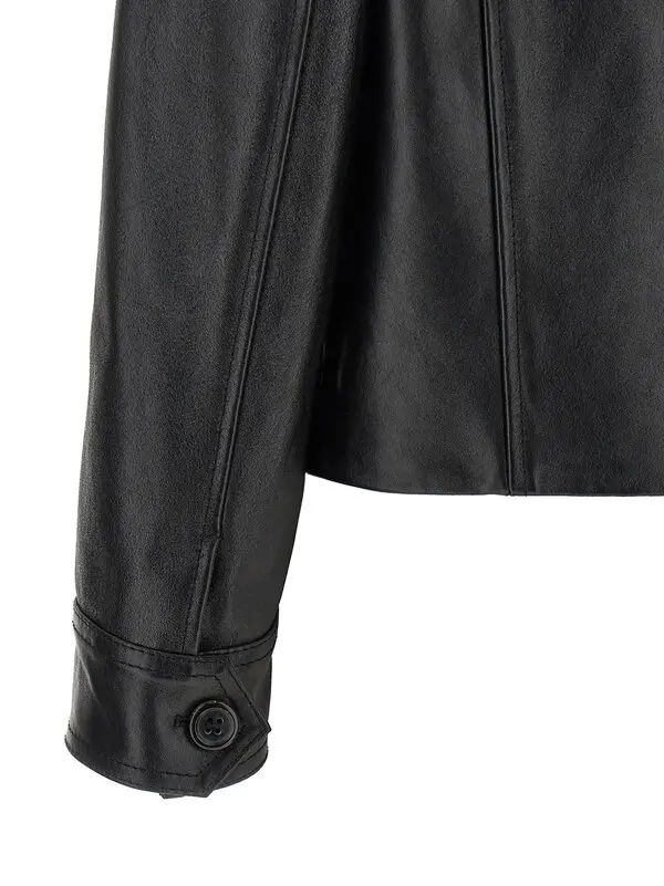 Marni Leather And Suede Jacket