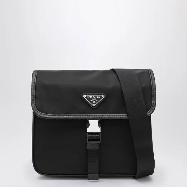 Prada Shoulder Bag In Re-nylon And Saffiano