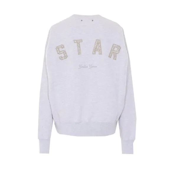 GOLDEN GOOSE Star Oversize Sweatshirt With Crystals