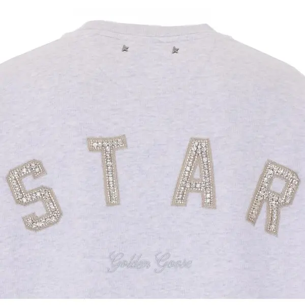 GOLDEN GOOSE Star Oversize Sweatshirt With Crystals