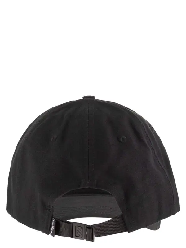 Stone Island Cap With Embroidered Compass Logo