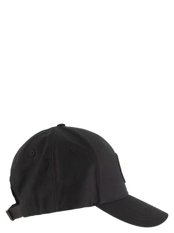 Stone Island Cap With Embroidered Compass Logo