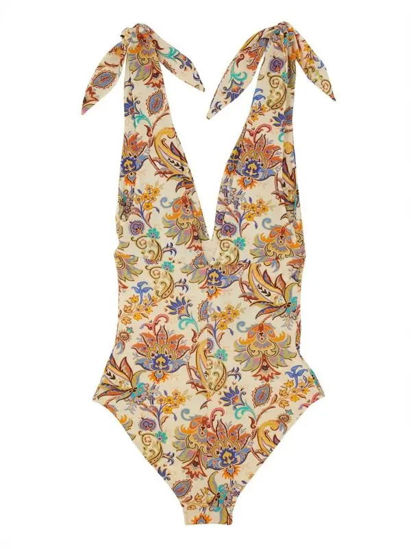 Etro Printed One-piece Swimsuit - Multicolor