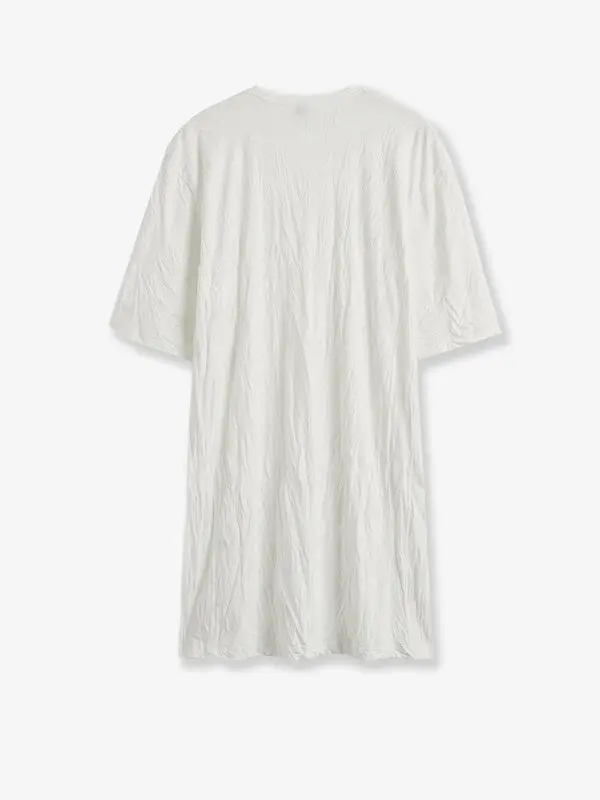 TOTEME Relaxed Fit Short Cotton Blend Dress - Multicolor