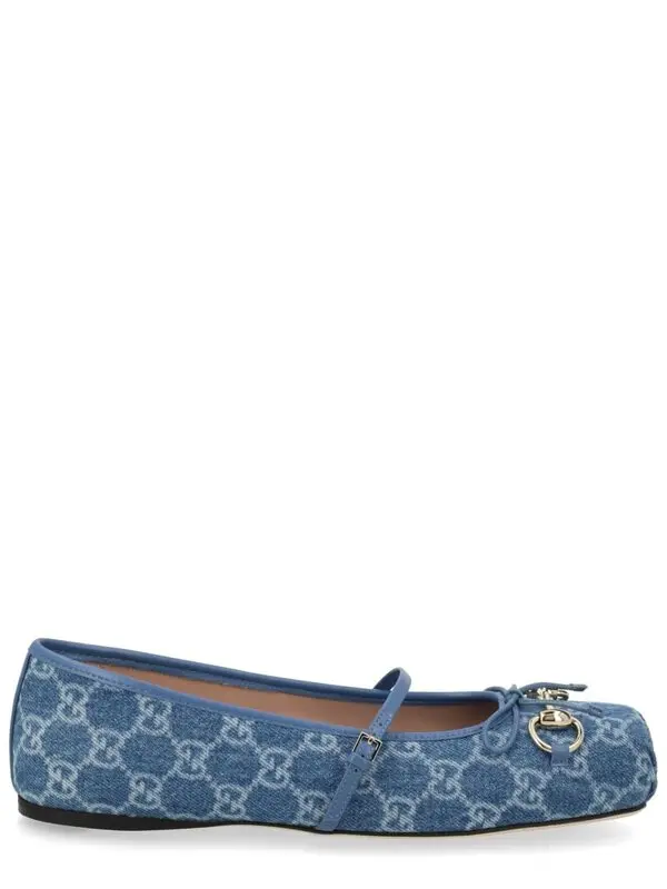 Gucci Ballerina Con Morsetto - Blue