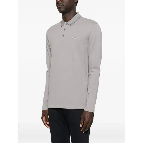 BOSS Grey Polo Shirts