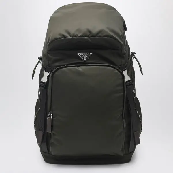 Prada Camouflage Re-nylon And Leather Speedrock Backpack