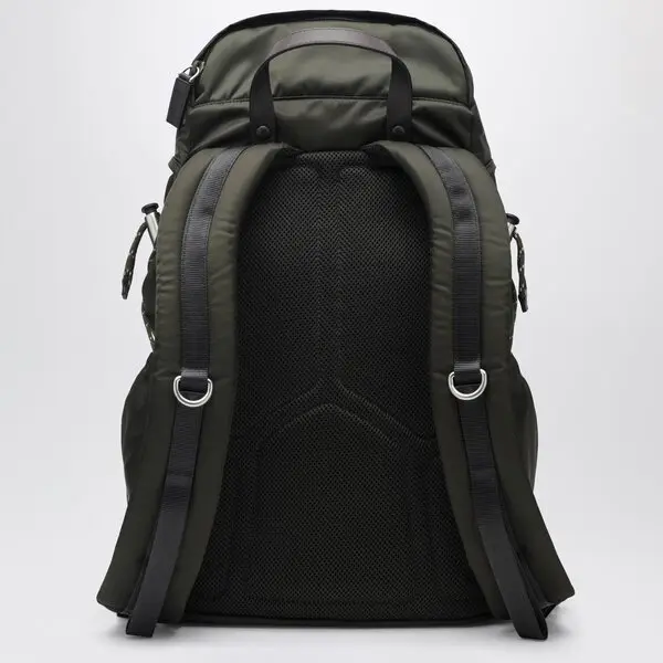 Prada Camouflage Re-nylon And Leather Speedrock Backpack