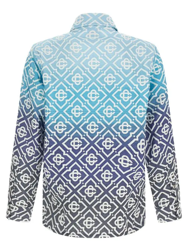 Casablanca Shacket 'monogram Gradient Jacquard
