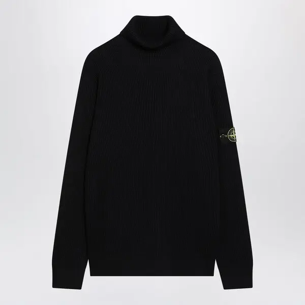 Stone Island Turtleneck Sweater - Blue