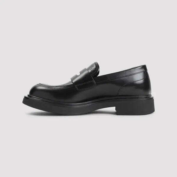 Gucci Enki Calf Leather Loafers