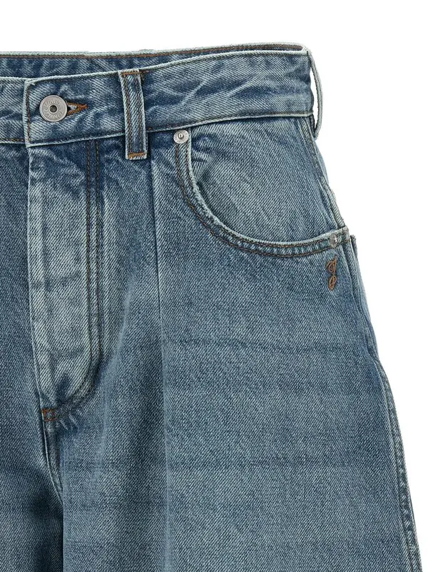 Jacquemus Le De-nimes Ovalo Jeans - Blue