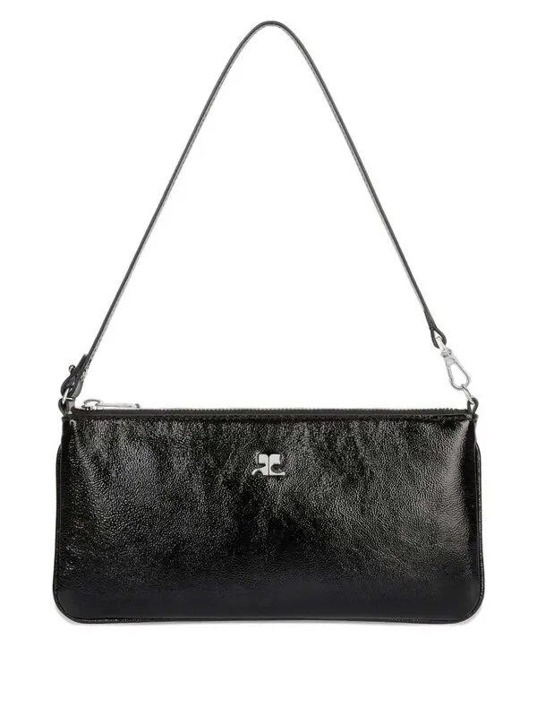 COURREGES Pouch With Applique - Black