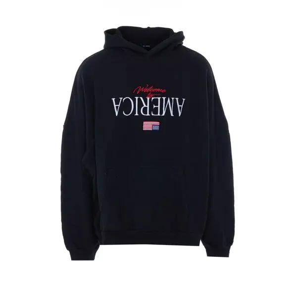 WILLY CHAVARRIA Welcome To America Hoodie - Black