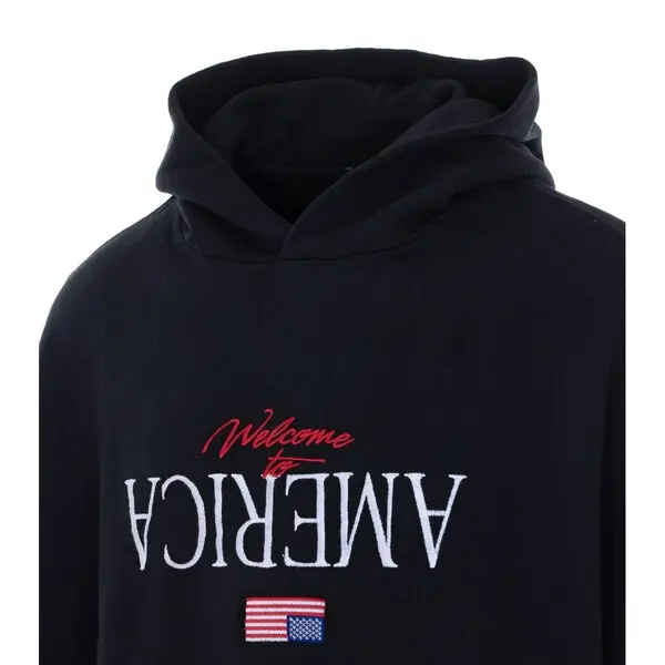 WILLY CHAVARRIA Welcome To America Hoodie - Black