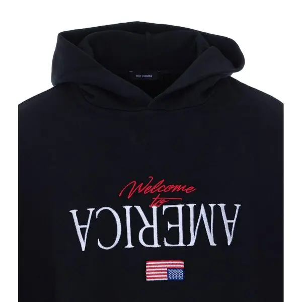 WILLY CHAVARRIA Welcome To America Hoodie - Black