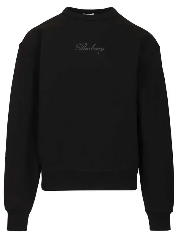 Burberry Cotton Sweatshirt - Black