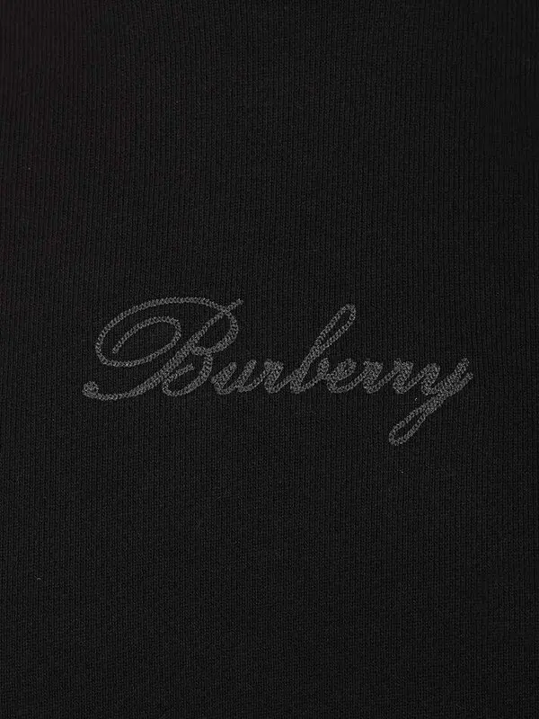 Burberry Cotton Sweatshirt - Black