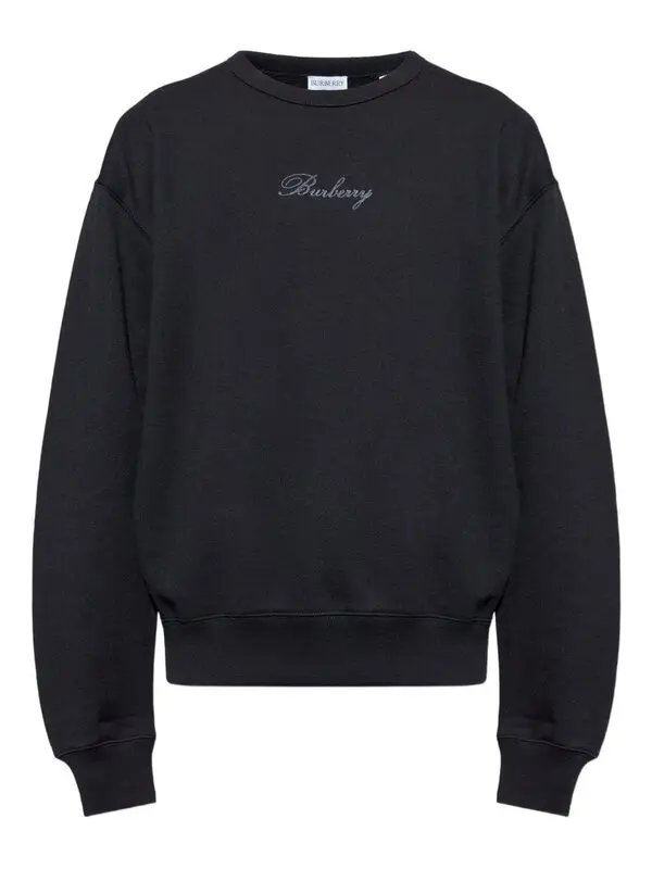 Burberry Cotton Sweatshirt - Black