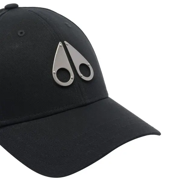 Moose Knuckles Logo Icon Baseball Cap - Black