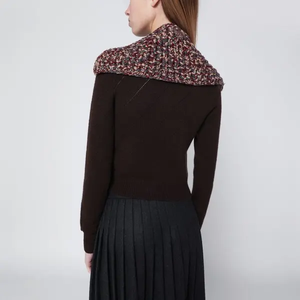 Prada Wool And Cashmere Knit Collar