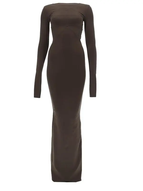 Rick Owens Abito Temple Gown - Brown