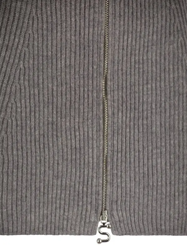 Sportmax Refolo Wool And Cashmere Skirt - Gray