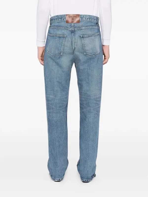 Celine 001 Boyfriend Jeans In Cotton Denim