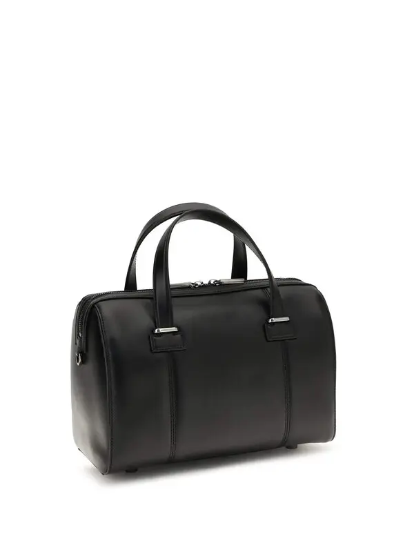 CHRISTIAN LOUBOUTIN Small Tactical Leather Handbag - Black