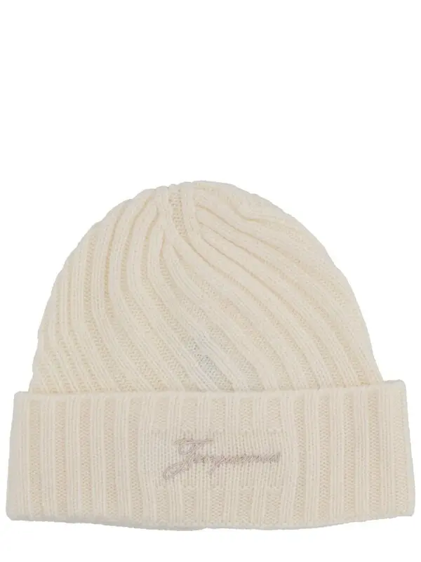 Jacquemus The Tourni Beanie - White