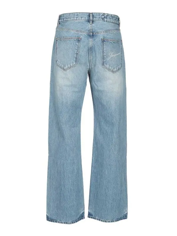 Jacquemus Straight Jeans In De-nîmes Denim
