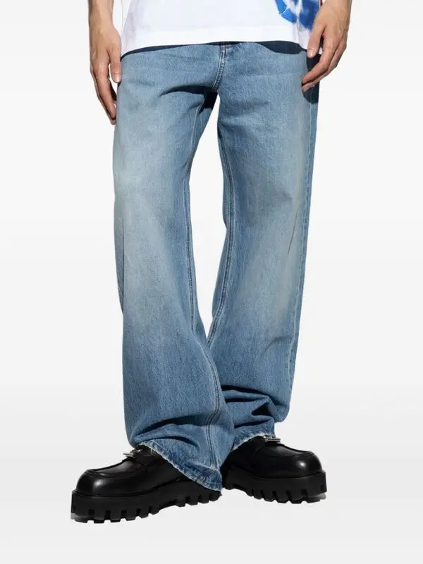 Jacquemus Straight Jeans In De-nîmes Denim