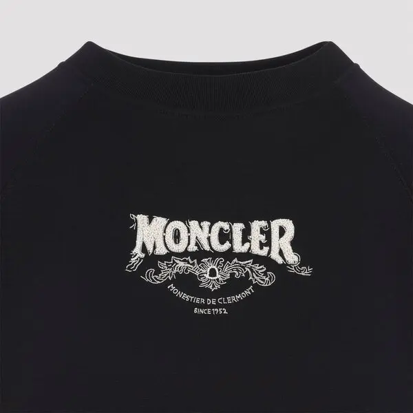 Moncler Cotton Blend Crewneck Sweatshirt