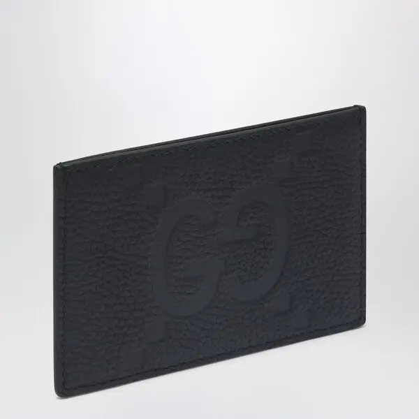 Gucci Card Holder With Large Gg - Black
