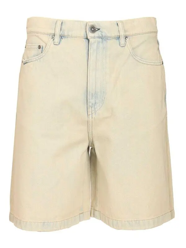 GOLDEN GOOSE Bermuda Phillip Cotton Shorts - White