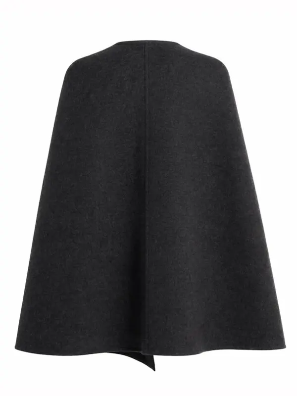 Gucci Wool And Silk Cape With Clamp