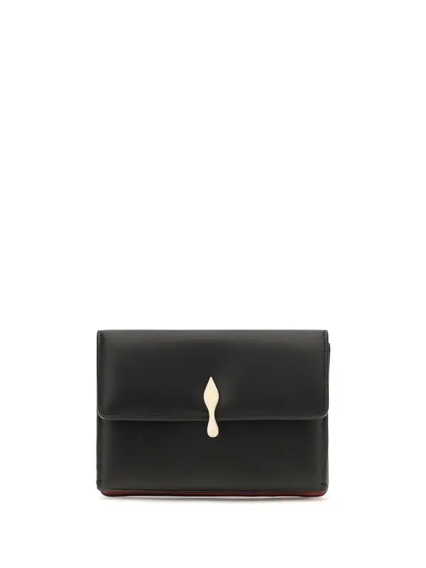CHRISTIAN LOUBOUTIN Bettina Leather Wallet - Black