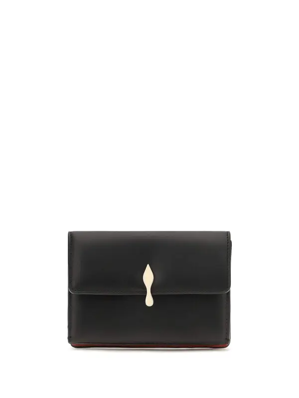 CHRISTIAN LOUBOUTIN Bettina Leather Wallet - Black